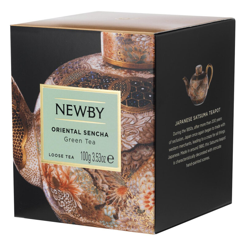 Чай Newby Oriental Sencha зеленый листовой, 100г 1903476
