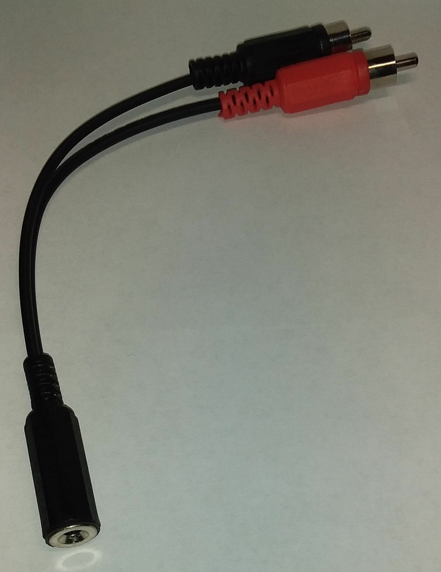 Шнур-переходник 3,5 стер. гнездо - 2RCA шт.