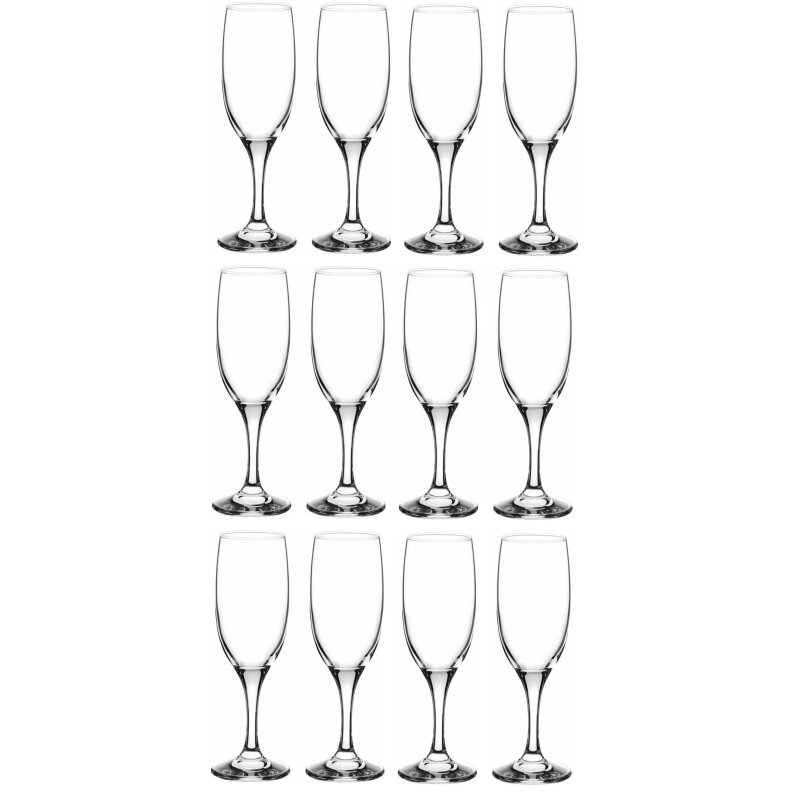 Бокал - флюте Бистро 190 мл. d=54 мм. h=190 мм. 12шт/уп Pasabahce 1783792 6229