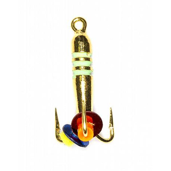 Мормышка вольфрамовая Condor "Чертик с рисками гальваника" (Медь), 2 мм 015162Cu-2