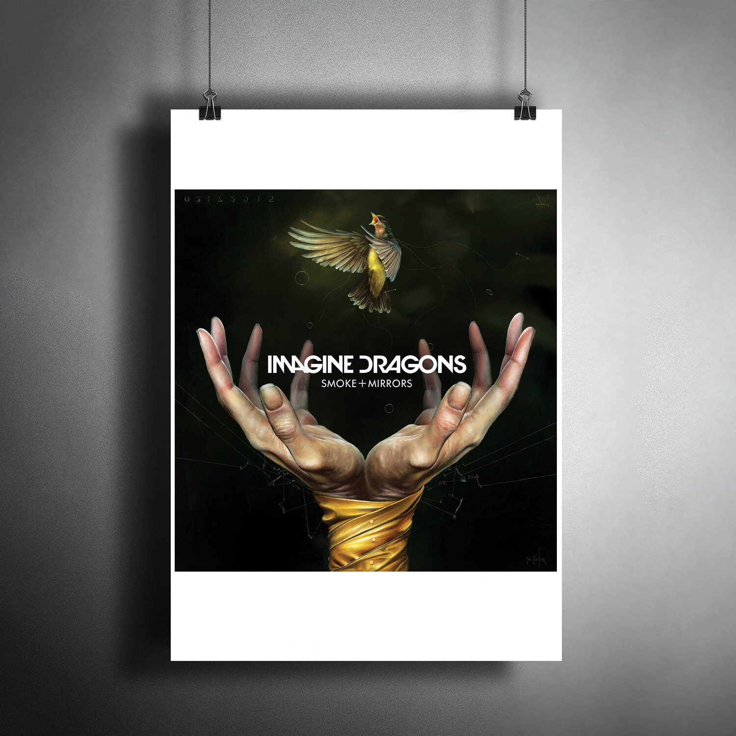 Постер плакат для интерьера "Музыка: Имеджн Драгонс. Группа Imagine Dragons"/ A3 (297 x 420 мм)