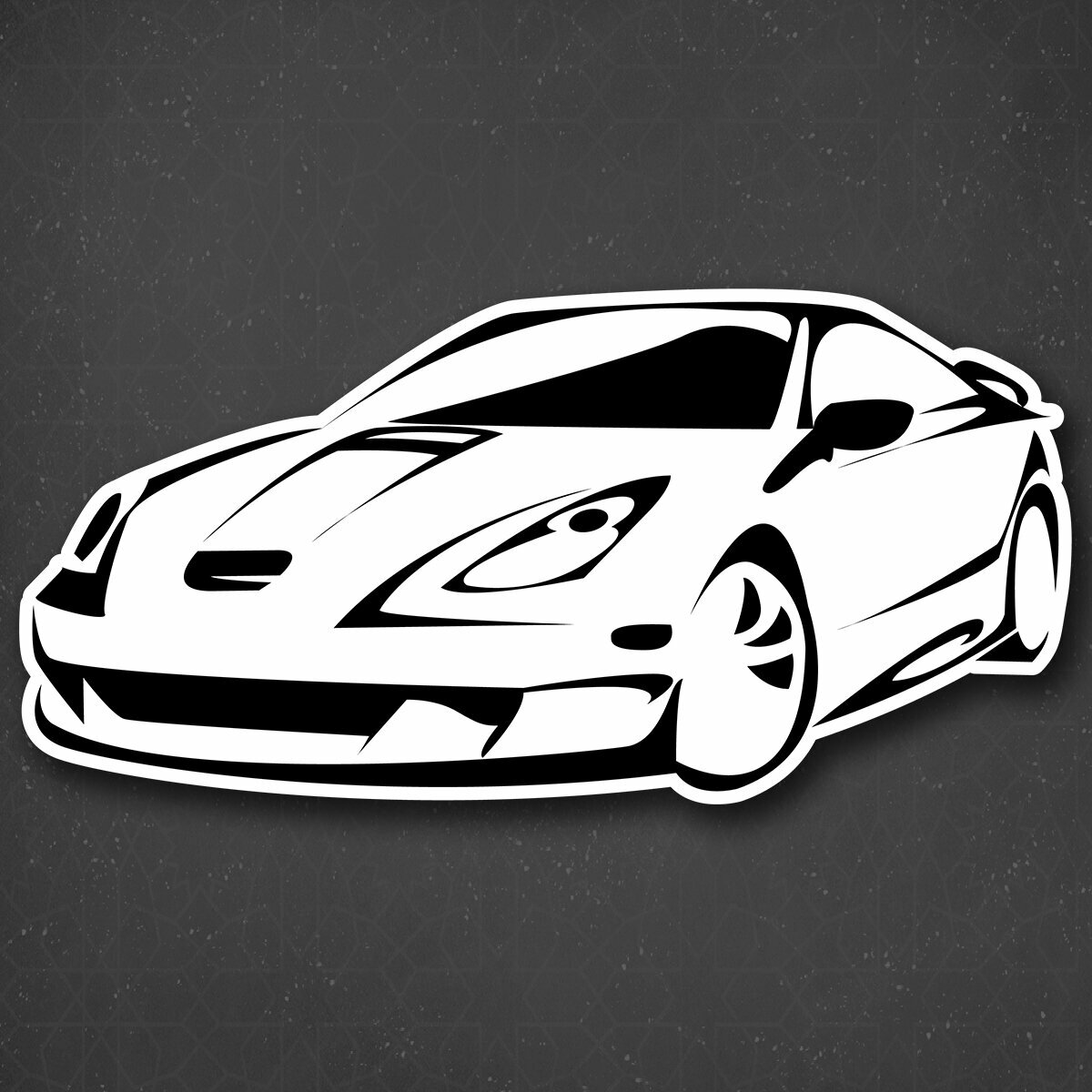 Наклейка на авто "CELICA" 24x11 см