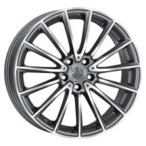 Литой колесный диск Mak Komet 7.5x17/5x112 D66.6 ET40 Gun metallic mirror face