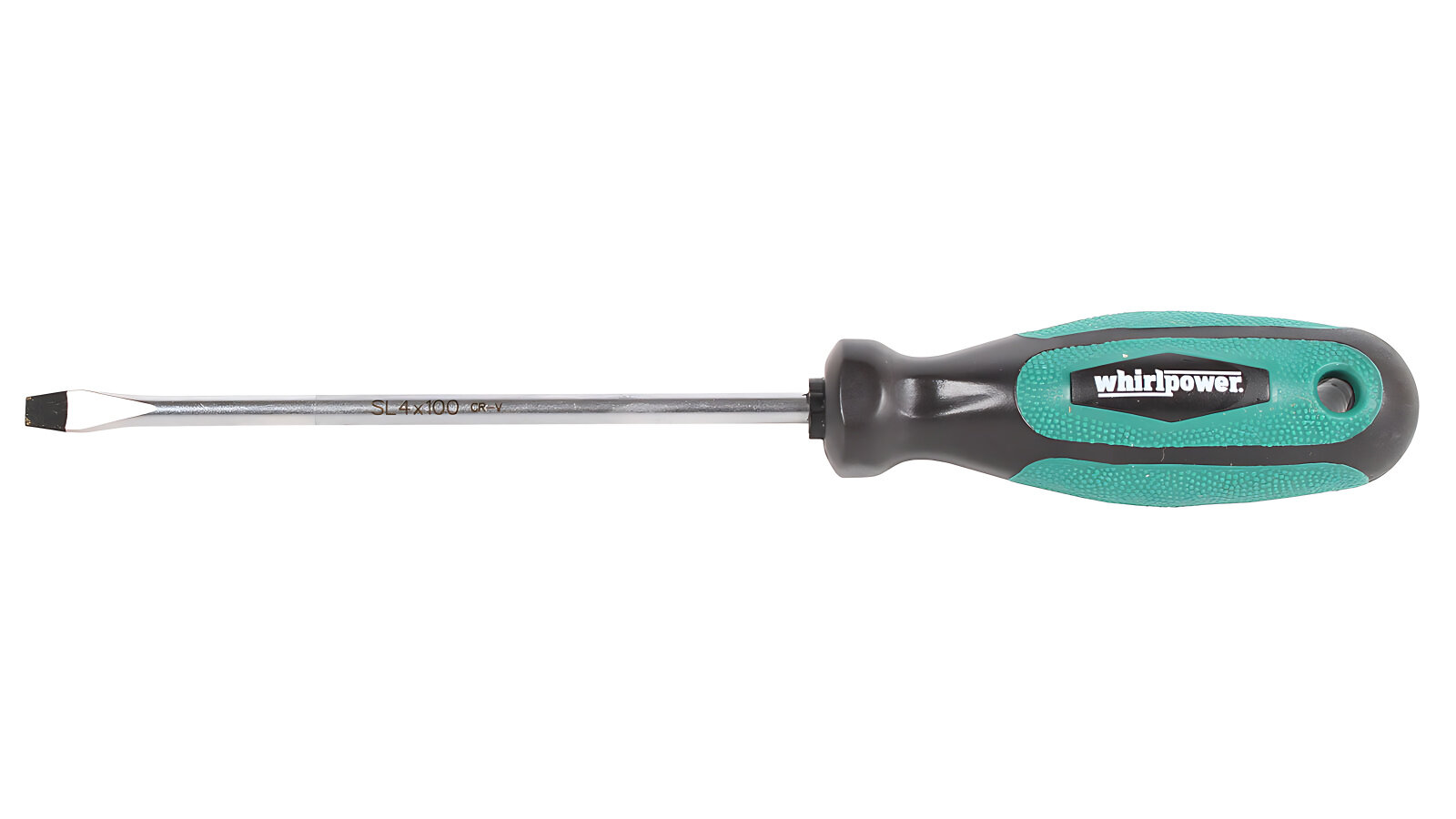 Отвертка WhirlPower шлицевая SL4х100 мм
