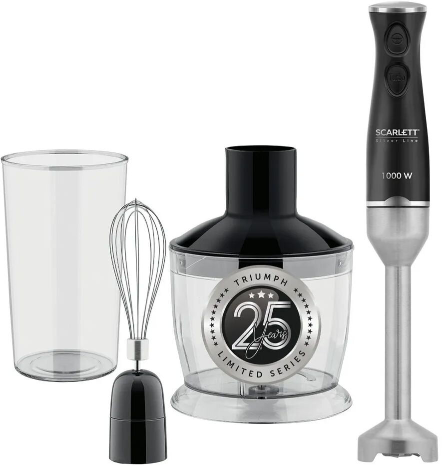 Блендер Scarlett Silver Line SC-HB42F73, погружной, черный