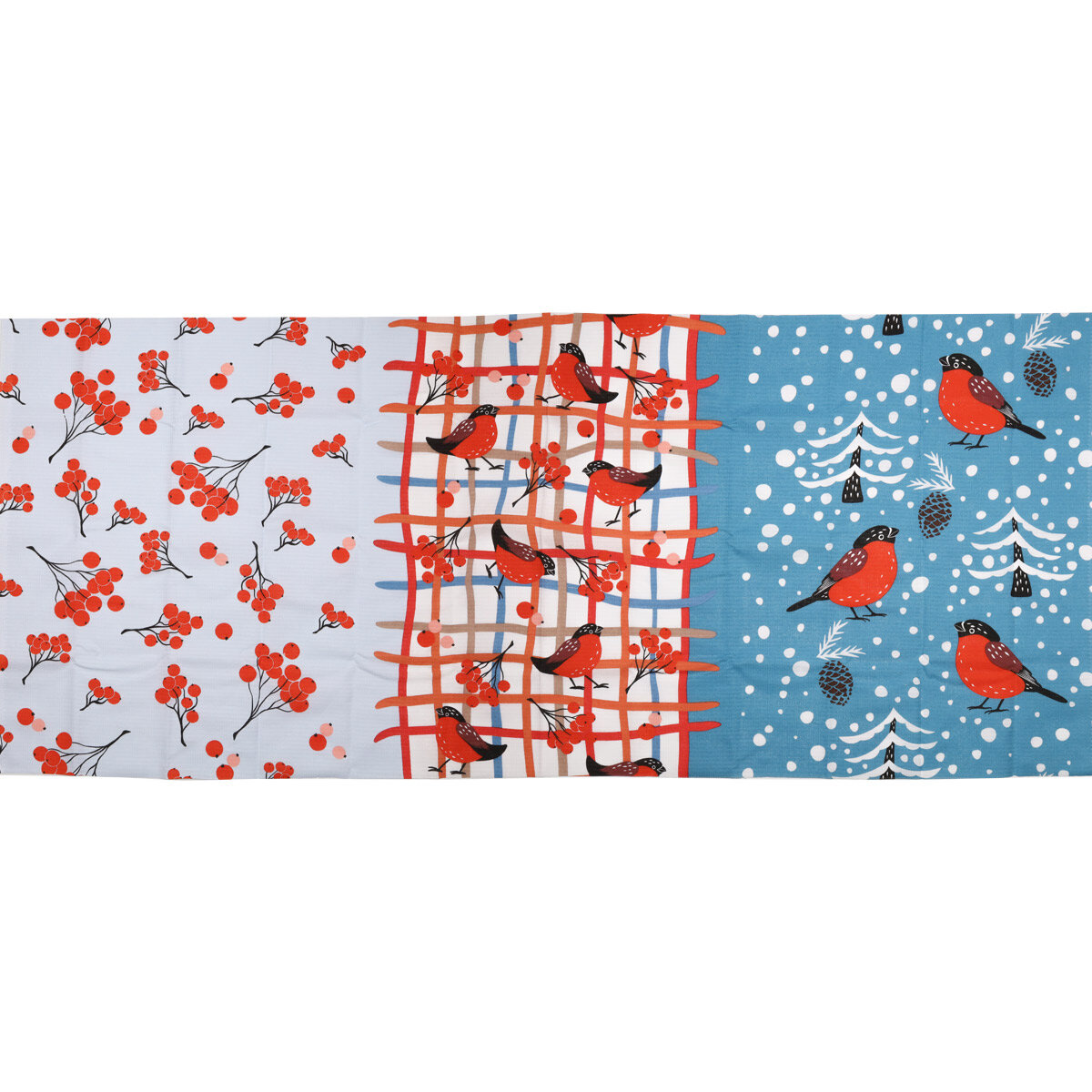 Полотно вафельное набивное арт 149, рисунок 29226, вид 1 'Ягодный сорбет', 63*150см, Astra&Craft