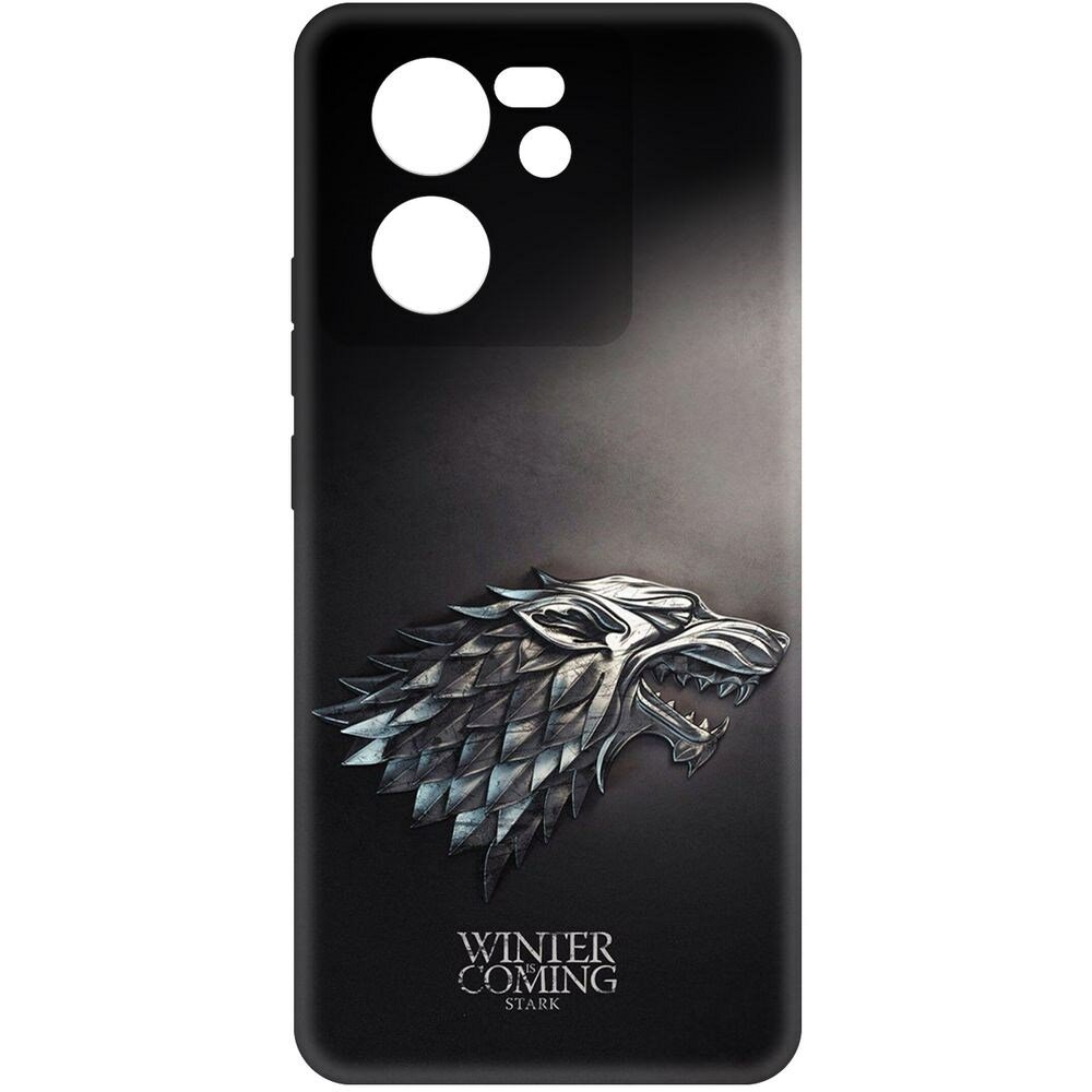 Чехол-накладка Krutoff Soft Case Игра Престолов. Зима Близко для Xiaomi 13T черный