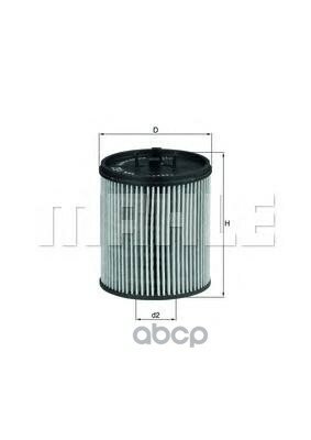 Фильтр масляный Mahle/Knecht арт. OX182D