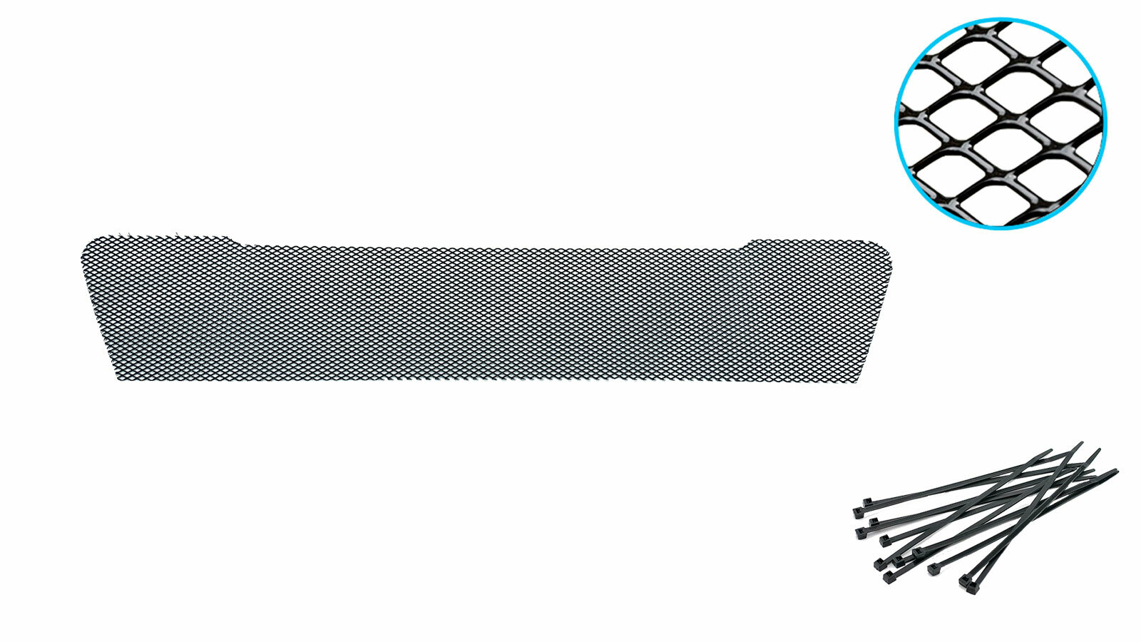 Защитная сетка радиатора для NISSAN NOTE 2009-2014 (I рестайлинг), низ, 1шт