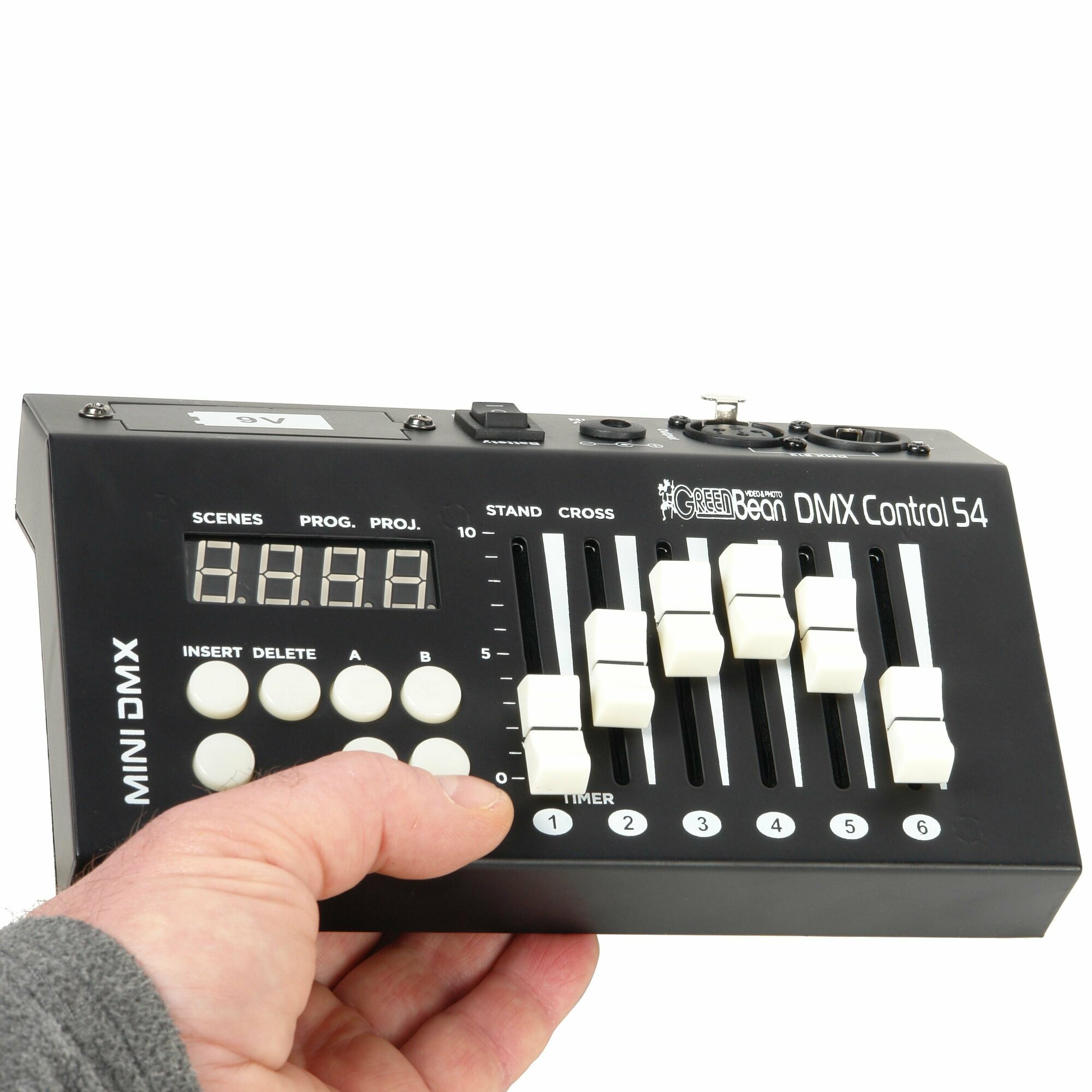 Пульт управления DMX GreenBean DMX Control 54 (до 9 приборов одновременно), 54 канала — фото 1