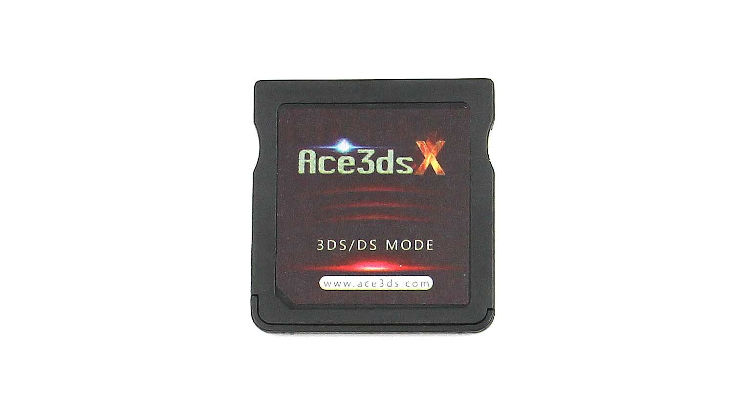 Картридж Ace3dsX, для Nintendo 3DS, пластик, в черном цвете, 1 шт.