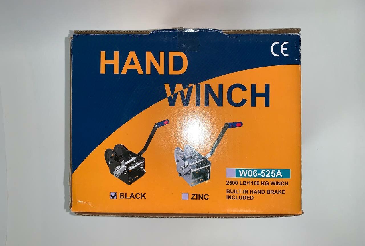 Лебёдка ручная, трейлерная 1100 кг