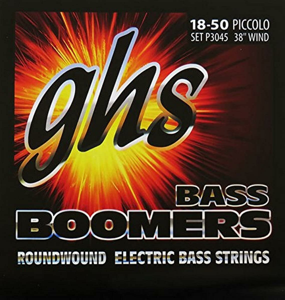 Струны для бас-гитары GHS P3045 Boomers Piccolo, сталь - (18-50)