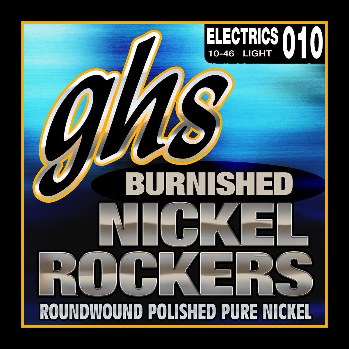 Струны для электрогитары GHS Burnished Nickel Rockers BNR-L 10-46