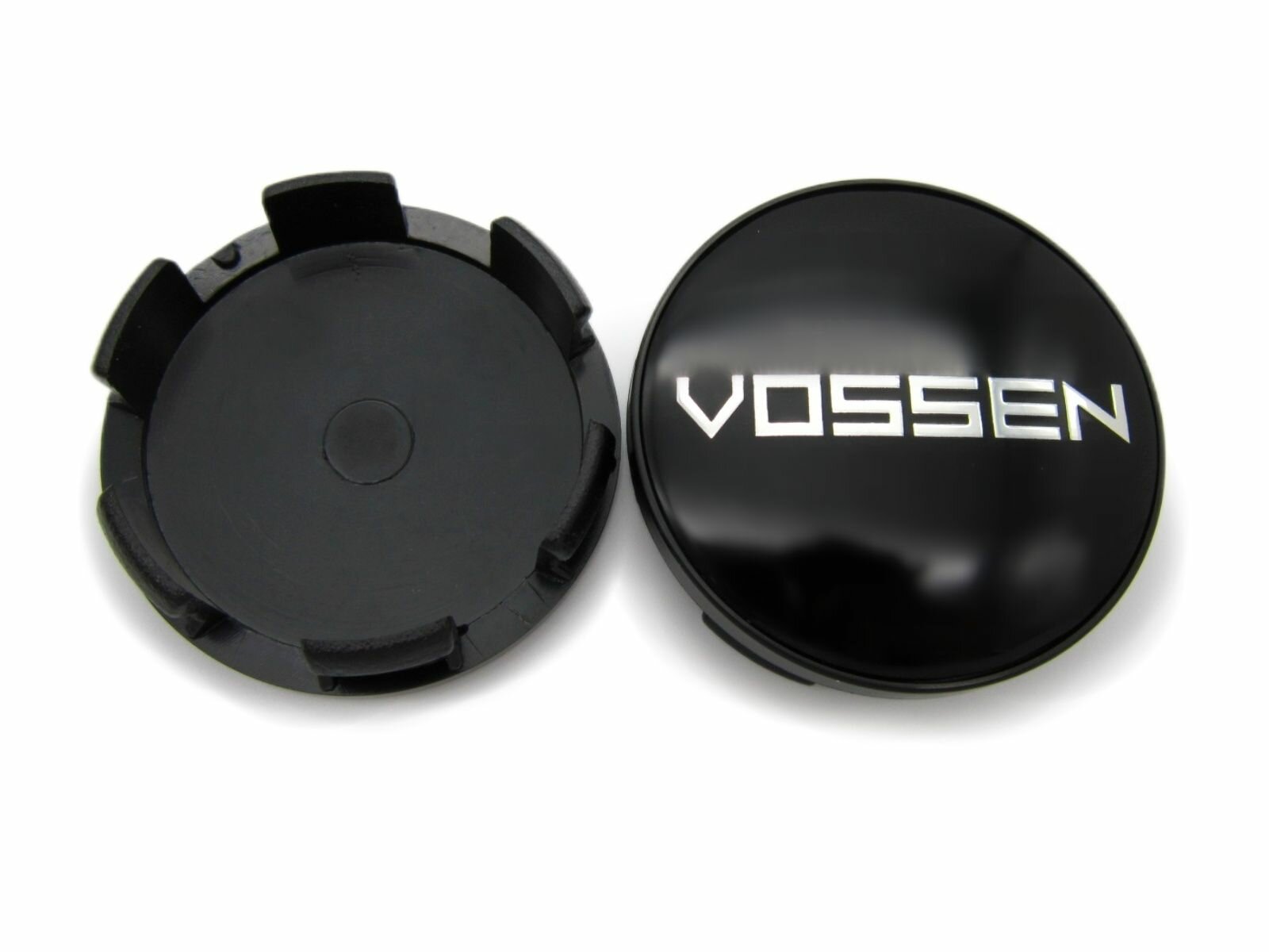 Колпачок, заглушка для литого диска СКАД Vossen black 56/51/12 мм, 1 шт.