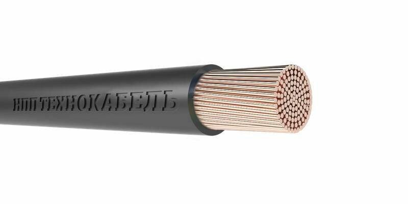 Провод ПуГВнг(А)-LS 1х6 450/750В Ч (м) Технокабель 00-00149408