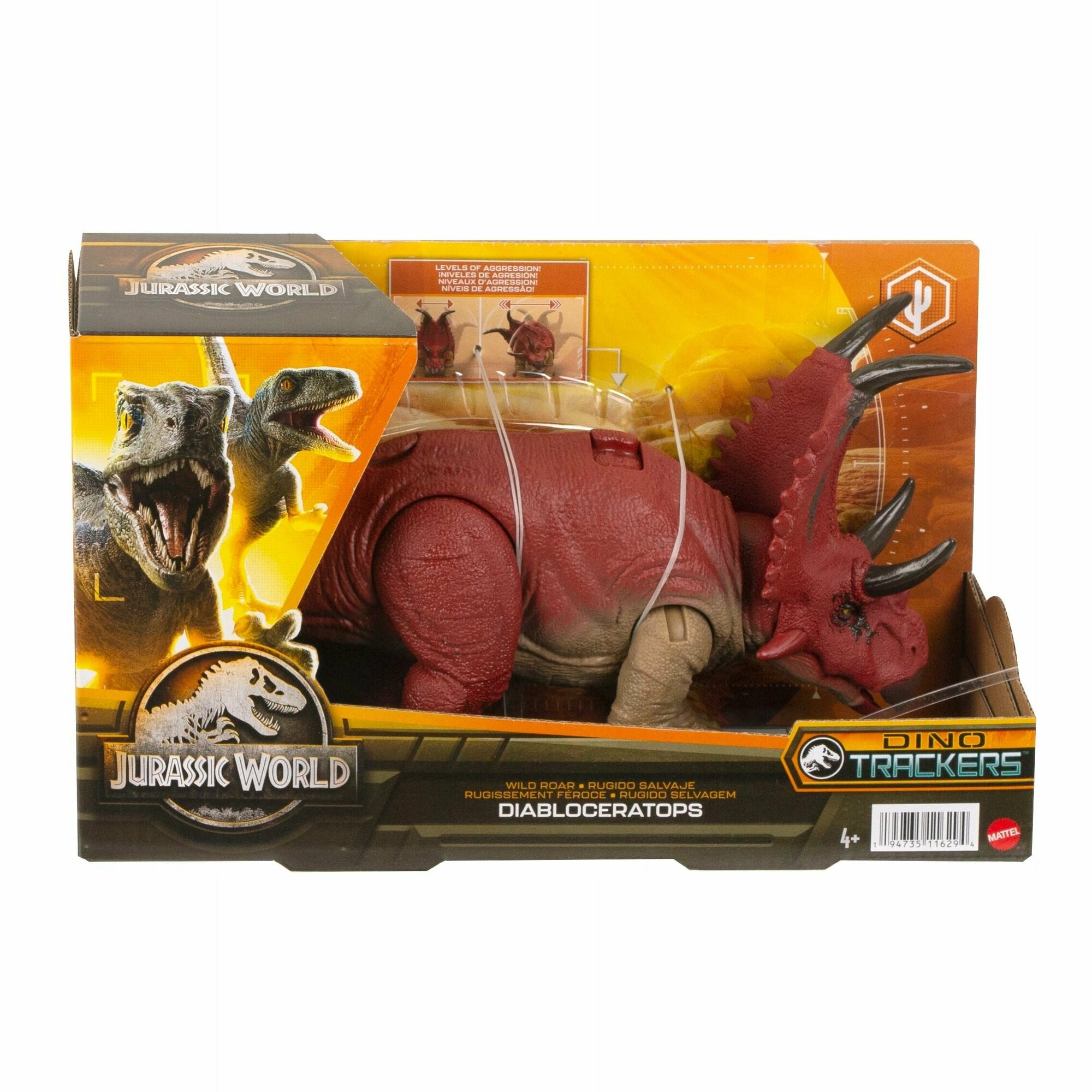 Фигурка Jurassic World Диаблоцератопс интерактивный HLP16