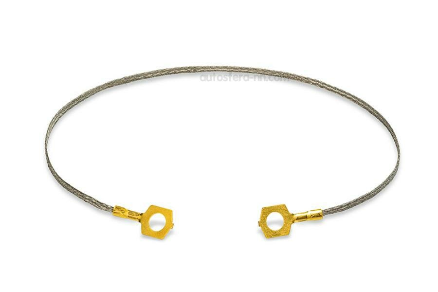 CARGEN AX4071 Провод массы / провод заземления медный плетеный 4х5 ПМЛ Т2 300мм (косичка).