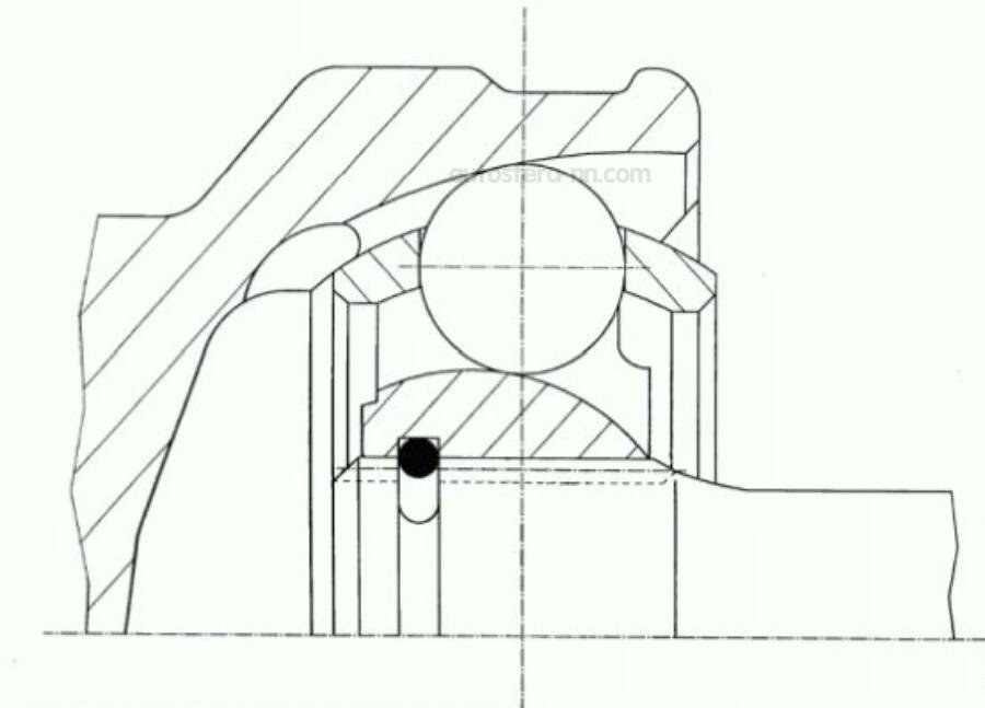 GKN 306224 GKN (LOEBRO) 306224 306224_к-кт шруса наружного Hyundai Elantra 06-11