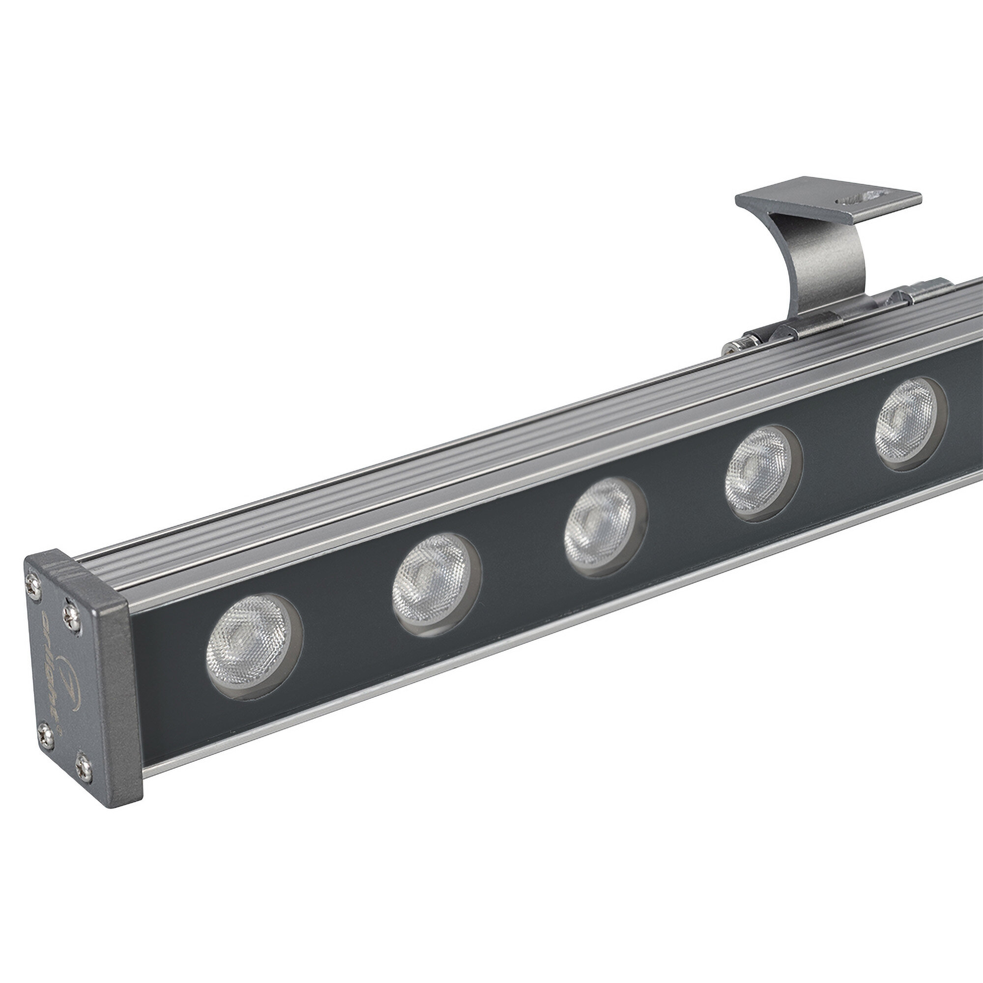 Прожектор Arlight Светодиодный прожектор AR-LINE-1000M-24W-24V RGB (Grey, 30 deg, DMX512)