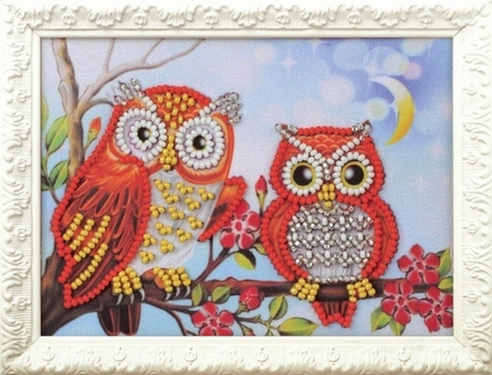 Набор для вышивания Радуга бисера #В-511 Стражи ночи, Вышивка бисером, 15 x 10 см