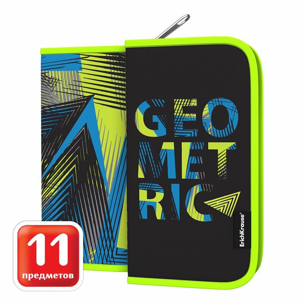 Пенал-книжка с наполнением Triangle 110x205x25мм ErichKrause