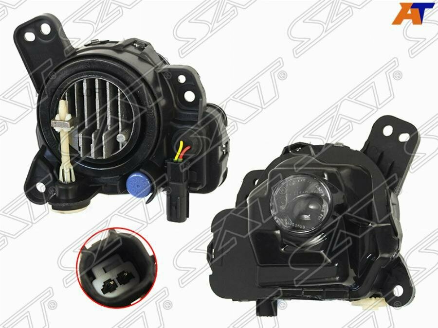 Фара противотуманная (Слева/ LED) Mazda CX-5 11-17 / CX-3 14- SAT ST-216-2040L | цена за 1 шт