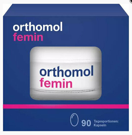 Orthomol Ортомол Фемин 675 мг, витамины на 90 дней Германия, капс. №180