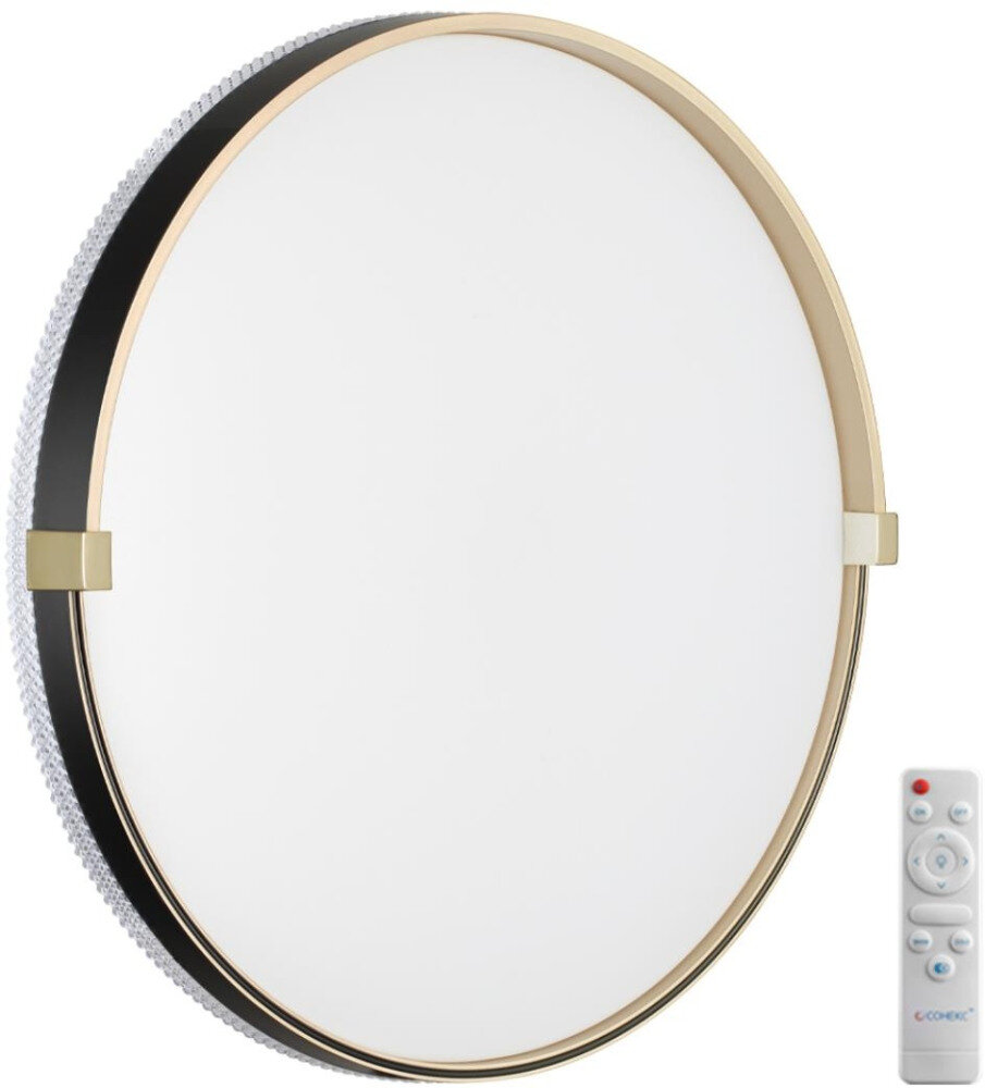 Настенно-потолочный светодиодный светильник Sonex Pale Olidi Black 7647/EL
