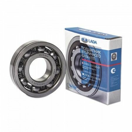 Подшипник КПП ВАЗ-2101-2107 втор. вала передний; КПП и РК УАЗ 4-ступ. пром. вала задний