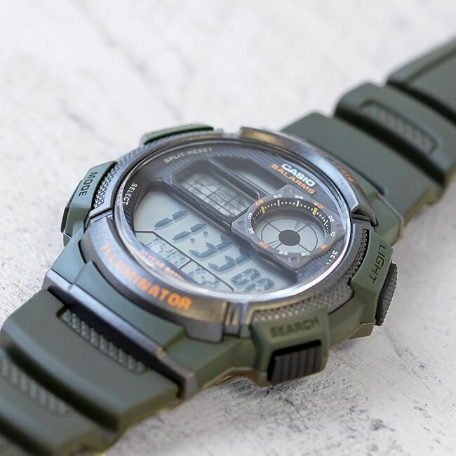 Наручные часы CASIO Collection, зеленый — фото 1