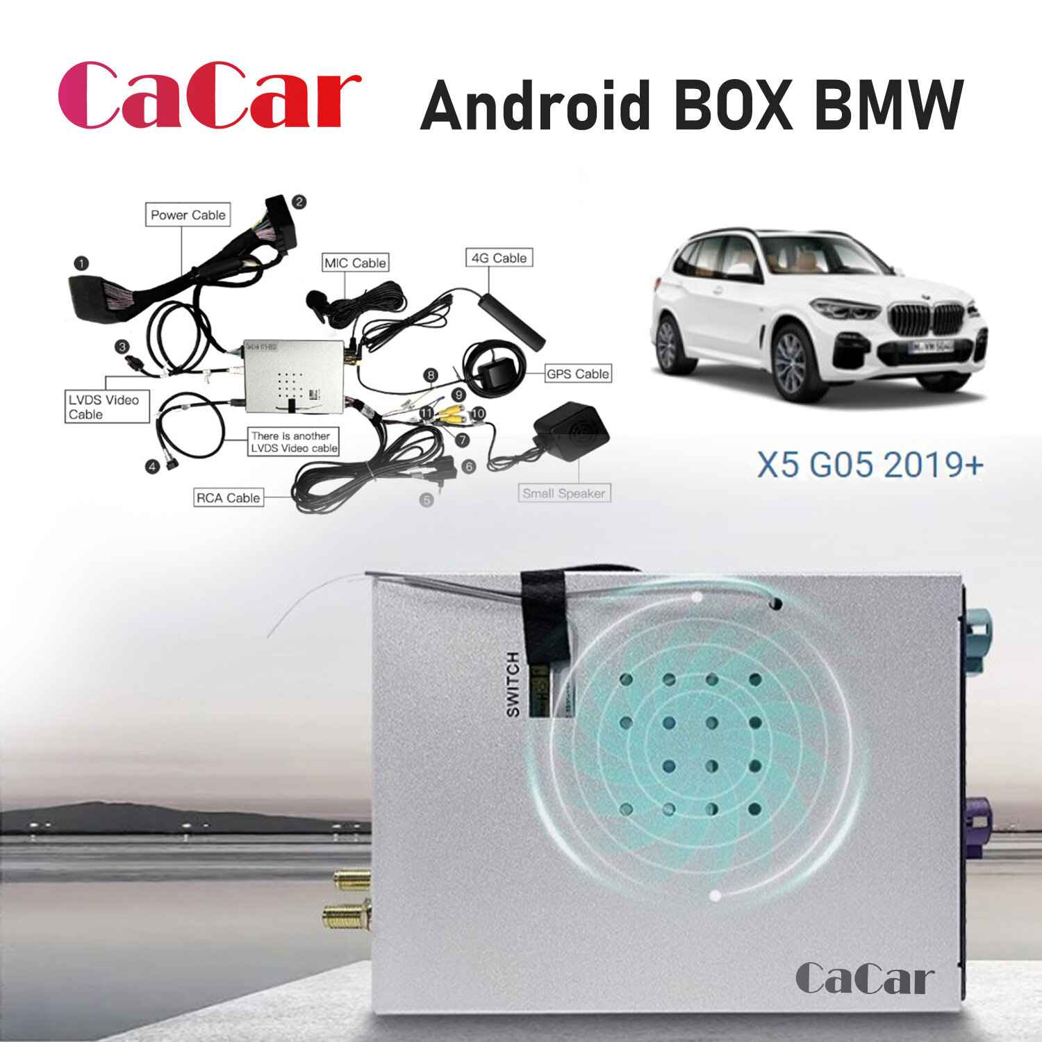 Андроид блок + Carplay/Android Auto для BMW X5