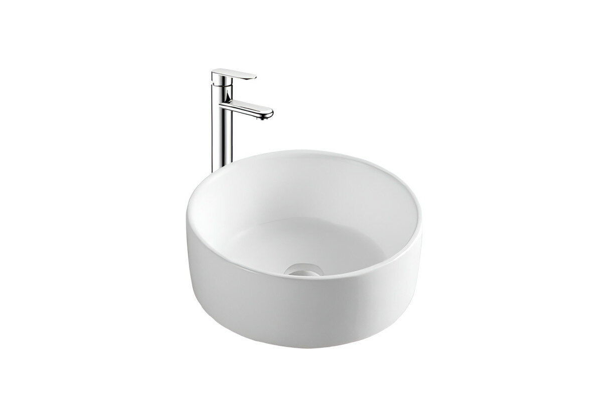 Aquatek AQ5118-MW Раковина для установки на столешницу, 40х40 см, белый матовый