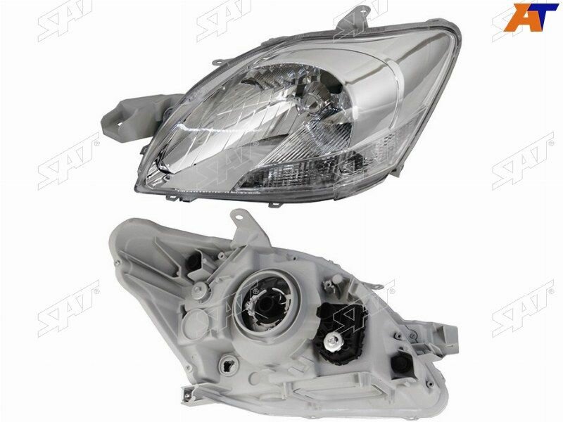 . SAT Фара для TOYOTA BELTA, YARIS 05-12 левая 4D под электрокорректор