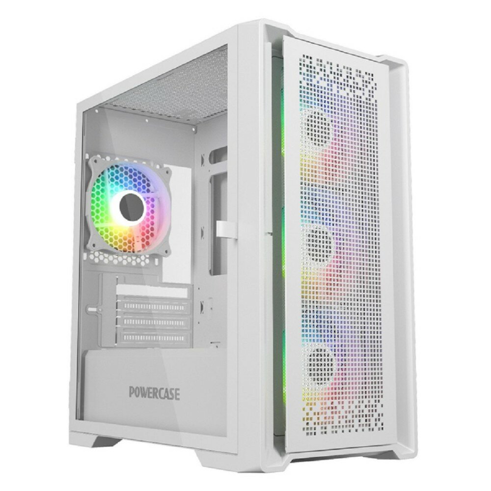 Корпус для компьютера Powercase ATX, Minitower, БП-Нет