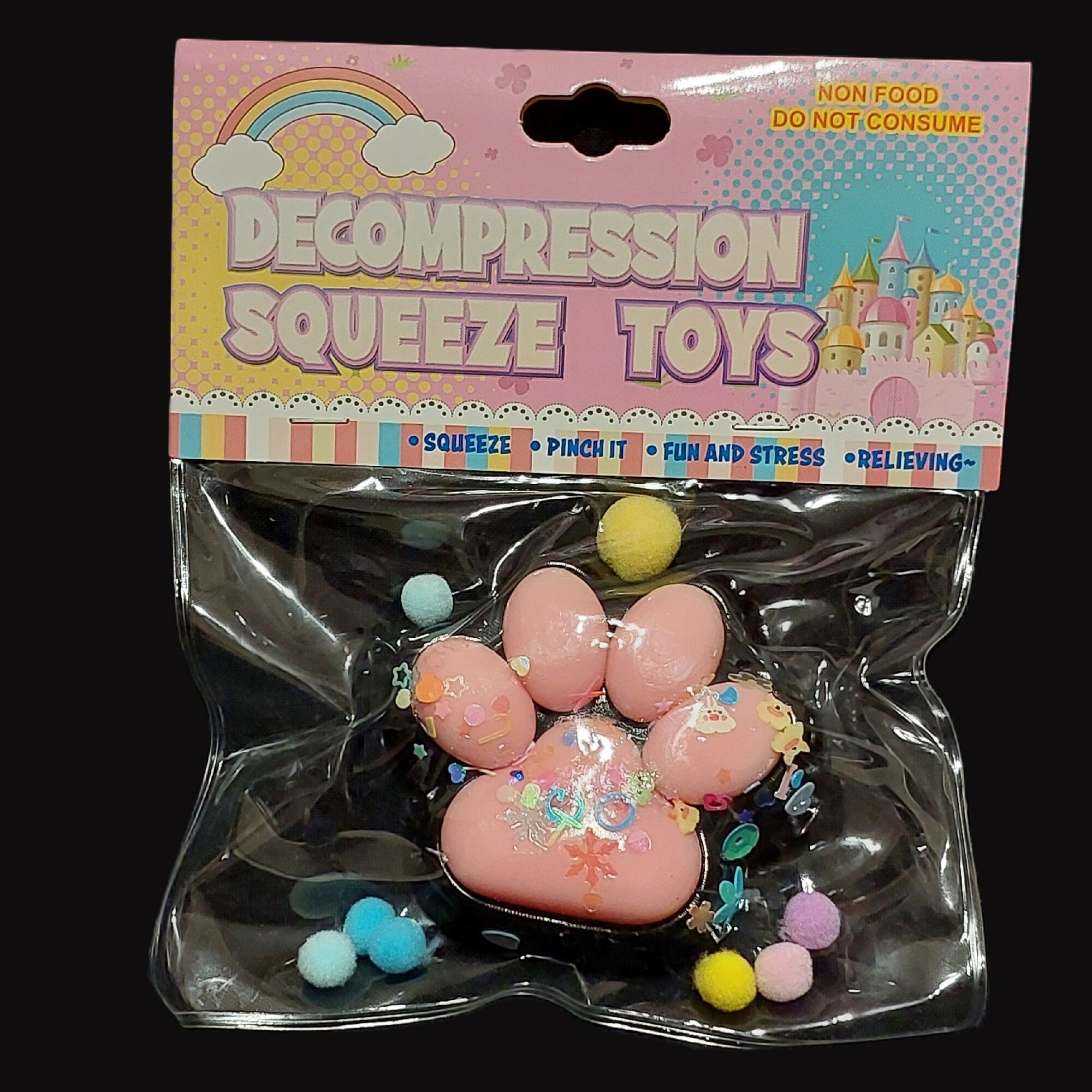 Игрушка кошачья лапка антистресс