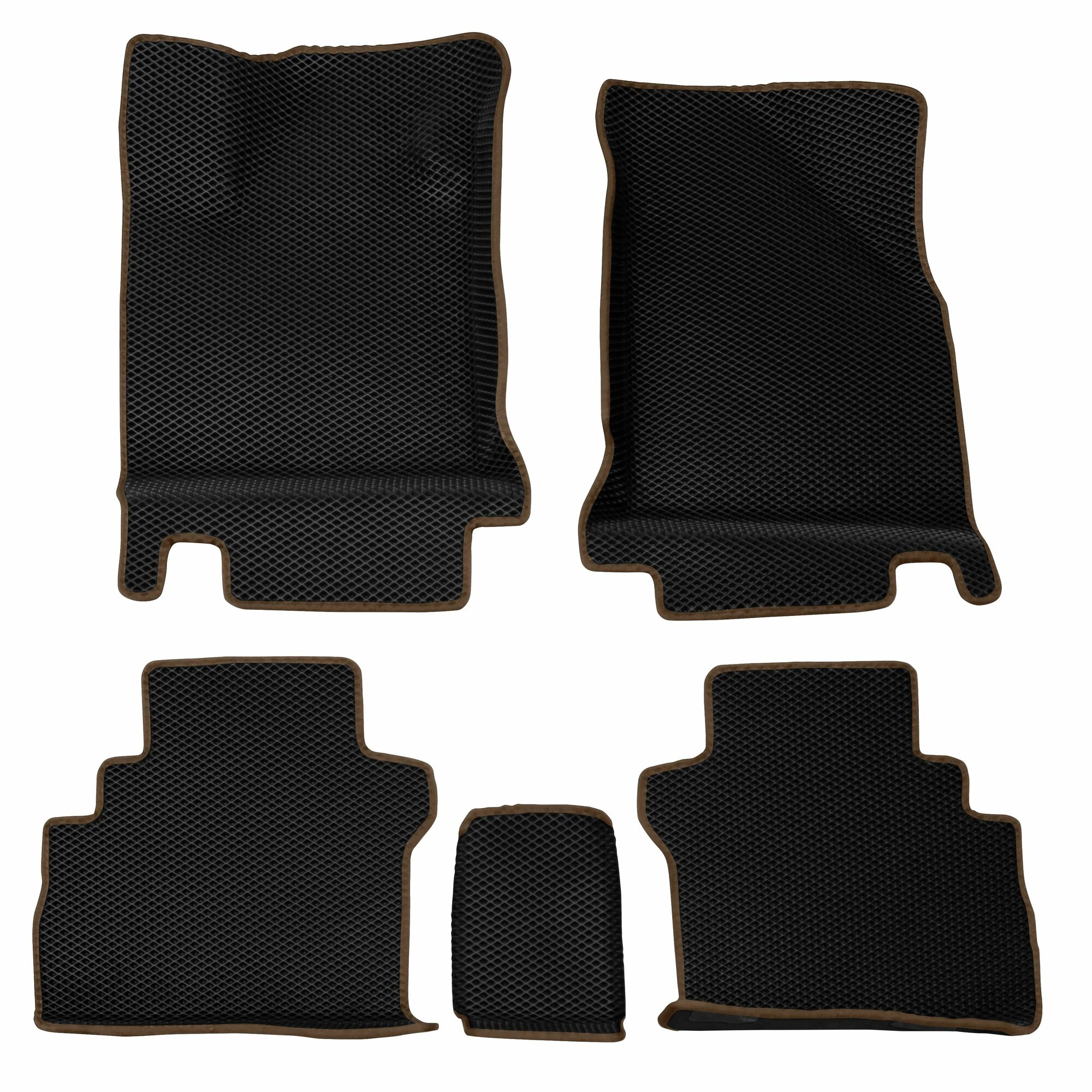 Автомобильные коврики ЭВА (EVA) для Moskvich 3e / Москвич 3е с 3D бортами 2022 - н. в.