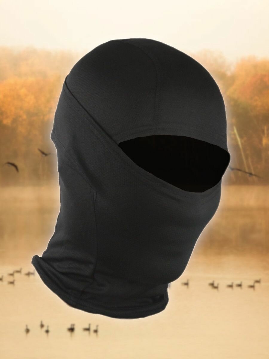 Балаклава для рыбалки и охоты, черный