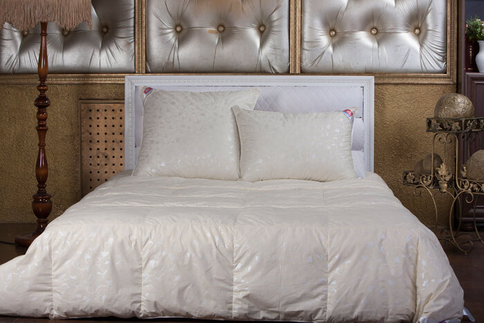 Одеяло 200x220, Тесса, Легкие сны, пух 2й категории 80%, 20% ПЭ тик, 100% хлопок