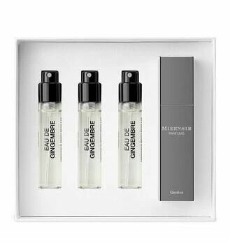 Mizensir eau de gingembre travel spray (travel case & 3x8 ml refills) - дорожный набор парфюмерной воды