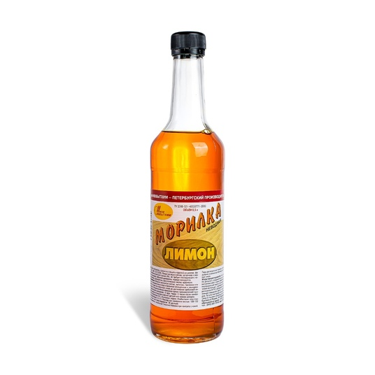 Морилка Неводная Новбытхим 0.5л Лимон для Тонирования, Пропитки и Защиты Деревянных Изделий.