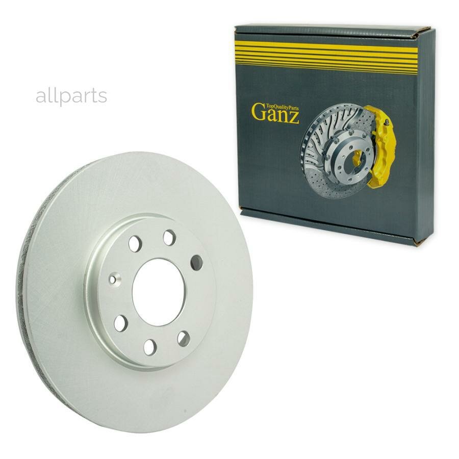 GANZ GIJ06186 Диск тормозной передний с покрытием OPEL ASTRA G /VENT D=256MM GANZ GIJ06186