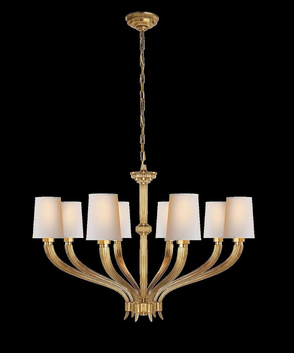 Люстра Visual Comfort Ruhlman Large Gold 8L