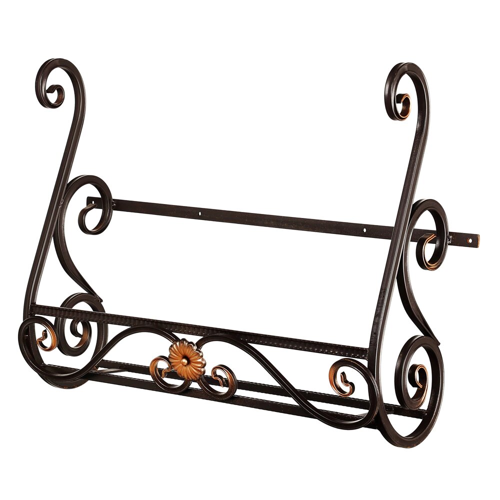 Держатель для балконного ящика "Цветок", кованый, 64 х 19,5 х 55 см