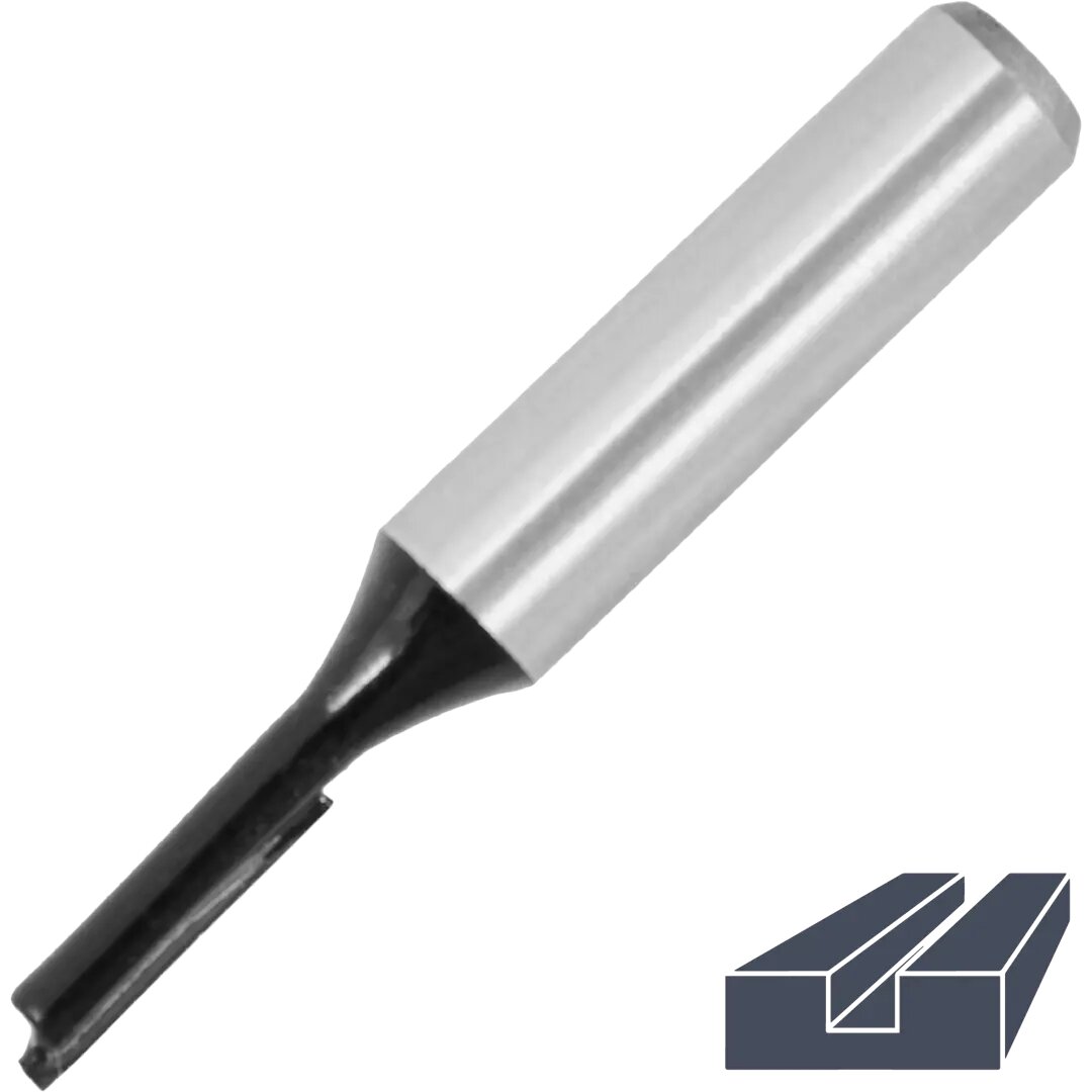 Фреза пазовая прямая по дереву 1411512 4x16 мм