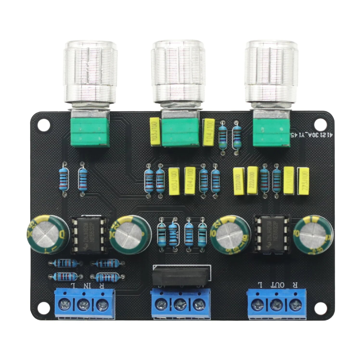 Двойной NE5532 тональный Стерео предусилитель плата аудио HiFi усилитель эквалайзер предусилитель с высокими басами плата модуля управления тоном