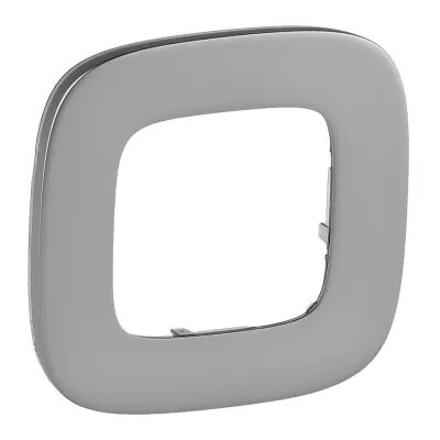 Рамка 1-постовая Legrand Valena Allure Полированная сталь 755501