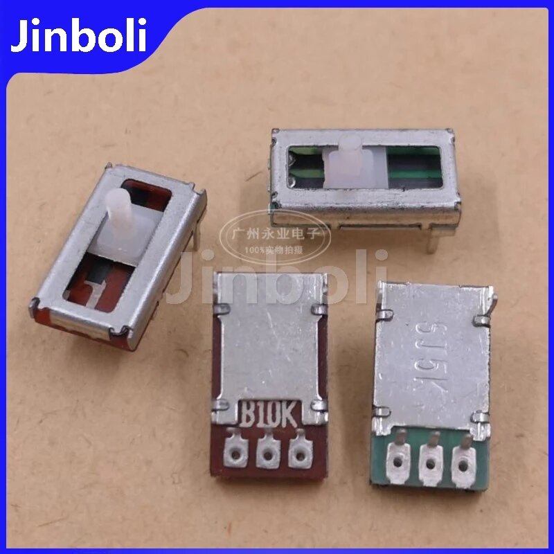Скользящий потенциометр S15K B10K, цвет B10K