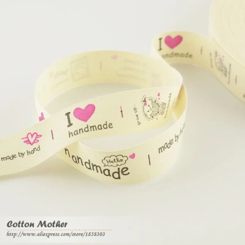 Хлопковые этикетки для одежды Booksew — фото 1