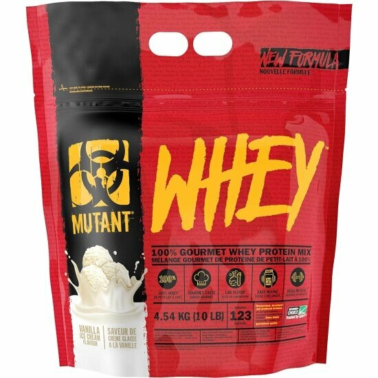 Протеин Mutant Whey 10lb Vanilla Ice Cream 4540g (Ванильное мороженое)